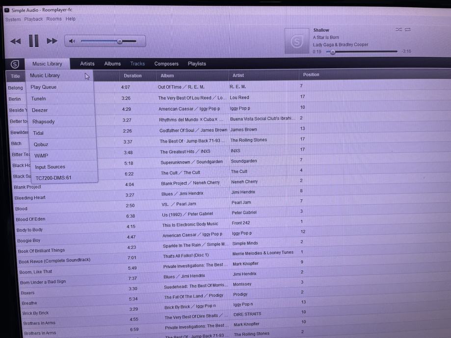 DAC streamer Simple Audio Roomplayer