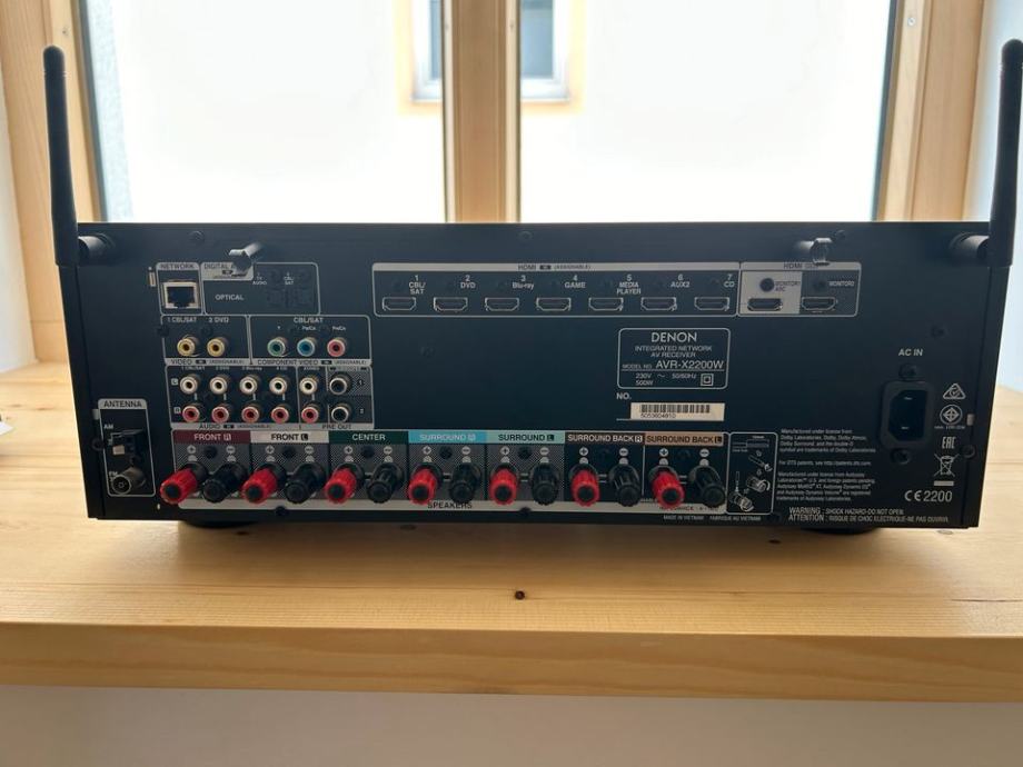 Denon - AVR-X2200W 7.2 kanalni full 4K Ultra HD AV receiver