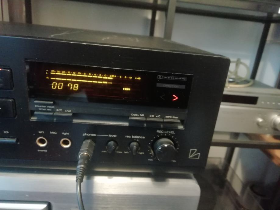 LUXMAN K-351 HX PRO DOLBY B+C CASSETTE DECK 2 MOTORA 3 GLAVE