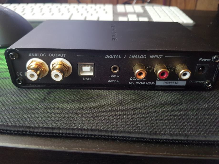 NuForce Icon HDP Black USB Desktop Headphone Amplifier and DAC