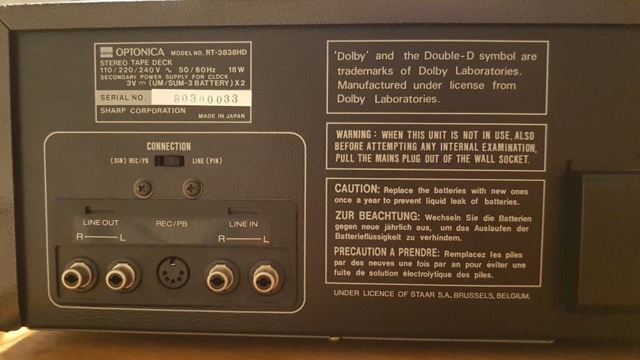 OPTONICA RT-3838,VRHUNSKI DECK-TOP MODEL