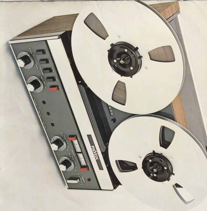 REVOX A76 TUNER A77 MAGNETOFON A78 POJAĆALO KATALOG TEHNIČKE KARAKTERI