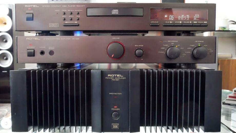 ROTEL RB-991 i ROTEL RC-995 VRHUNSKO POJAČALO I PREDPOJAČALO