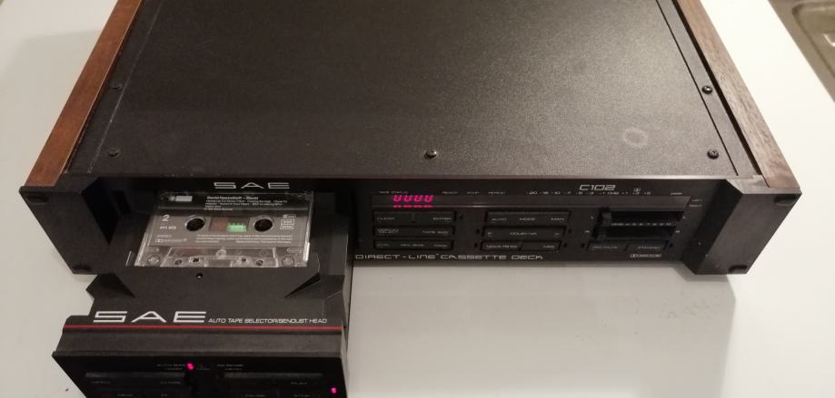 SAE C102 cassette deck - - - ultra rijedak deck
