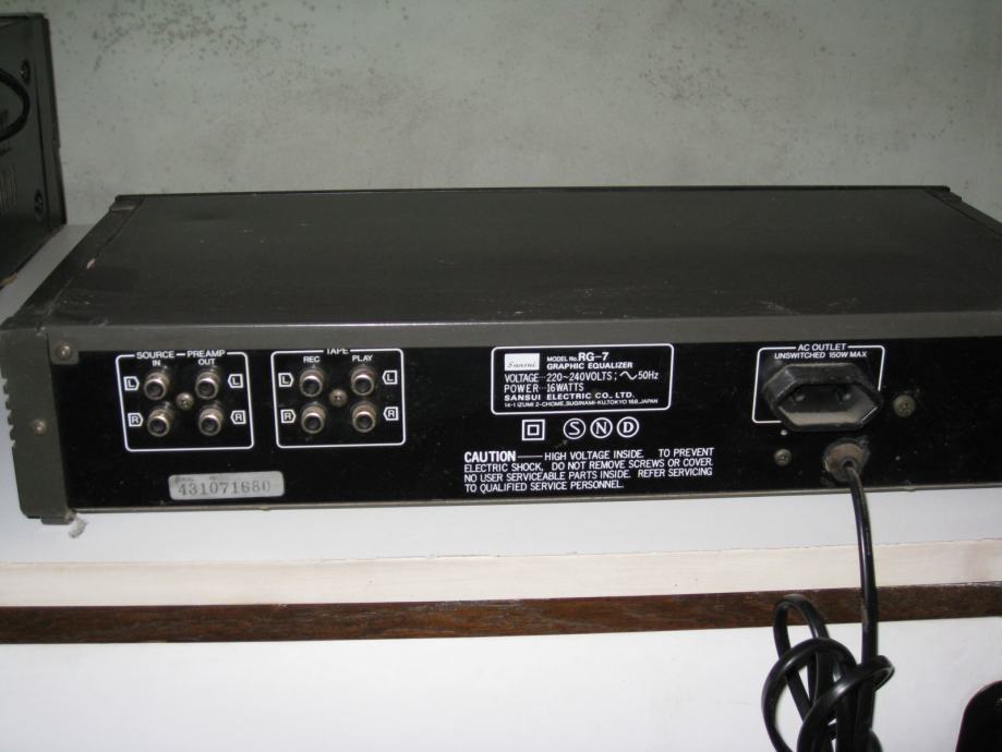 Sansui RG-7 equalizer