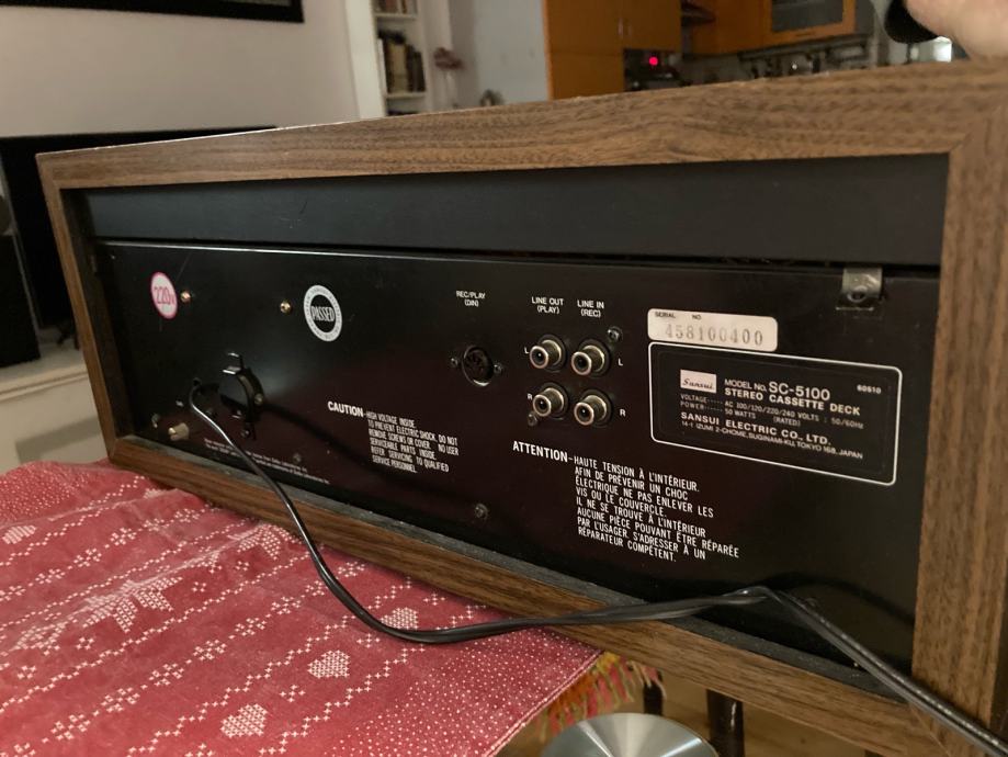 Sansui SC 5100 Vintage Cassette Deck