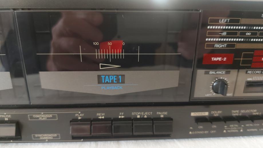 SHARP stereo cassette deck RT-W500