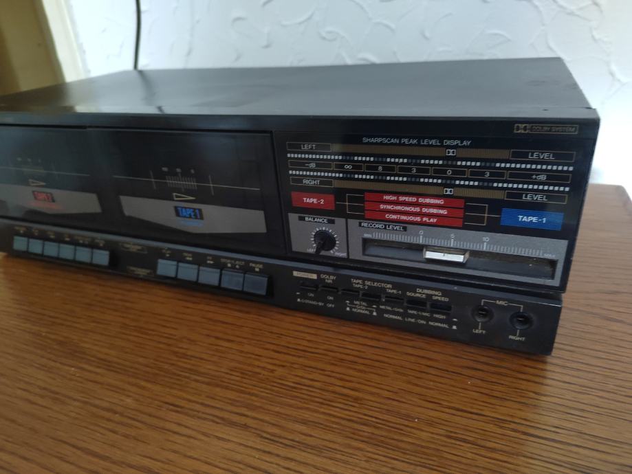 Sharp - stereo cassette deck RT-W500 sniženo