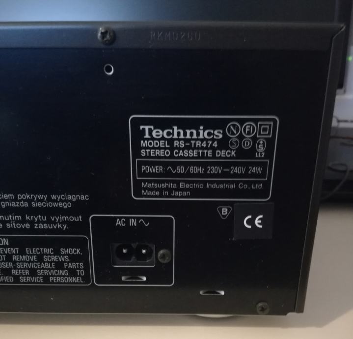 Technics RS - TR 474