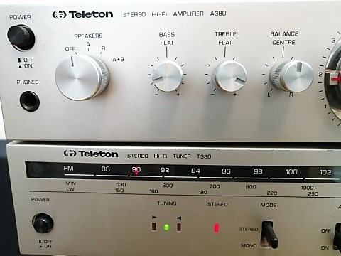 Teleton Hi Fi - AMPLIFER A 380 s, TUNER T 380 s i Grundig Hi Fi Boxovi