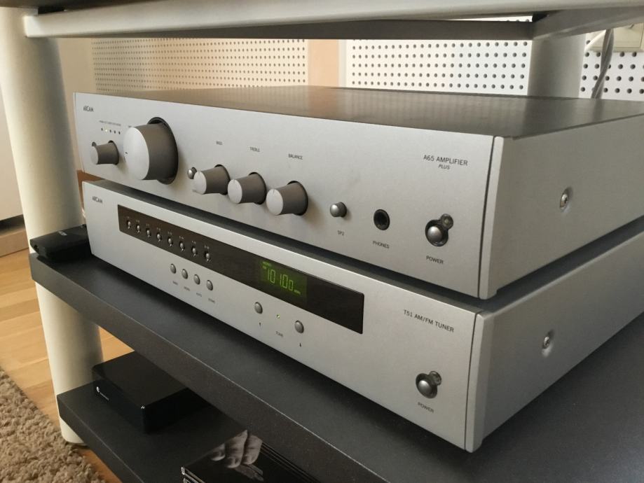 ARCAM A65 plus pojačalo i ARCAM T51 tuner