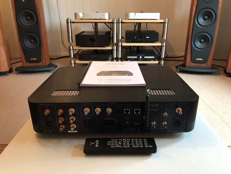 AYON AUDIO S-3 DAC / Preamp / Network Player / Streamer