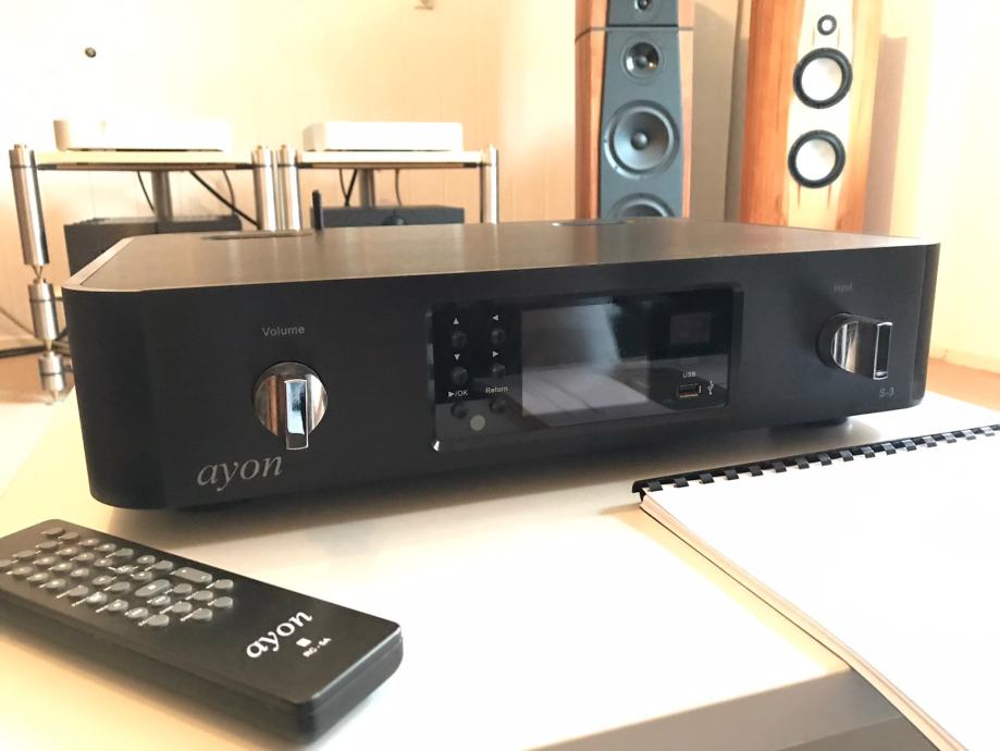 AYON AUDIO S-3 DAC / Preamp / Network Player / Streamer