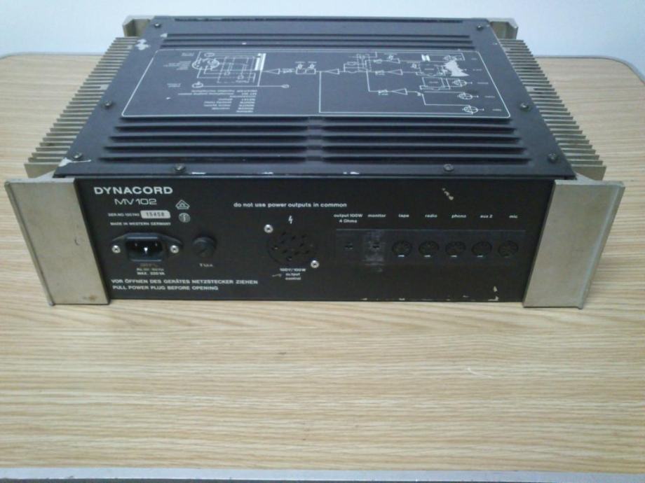 dynacord mv 102 + mikrofon pdm 3000