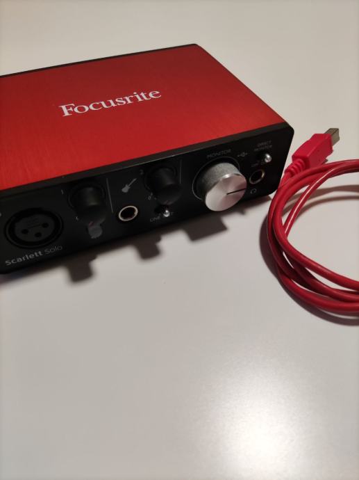 Focusrite Scarlett Solo - 2. generacija USB audio interfejsa
