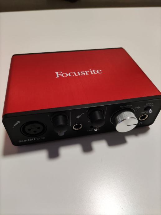Focusrite Scarlett Solo - 2. generacija USB audio interfejsa