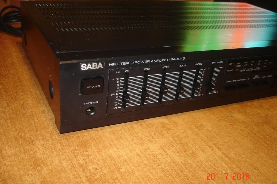 HiFi Stereo Power Amplifier PA-1045 - SABA
