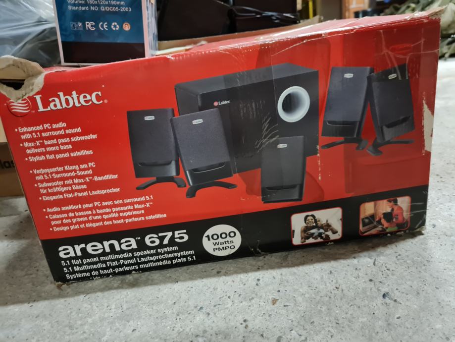 Labtec arena 5.1 sustav 1000W Surround