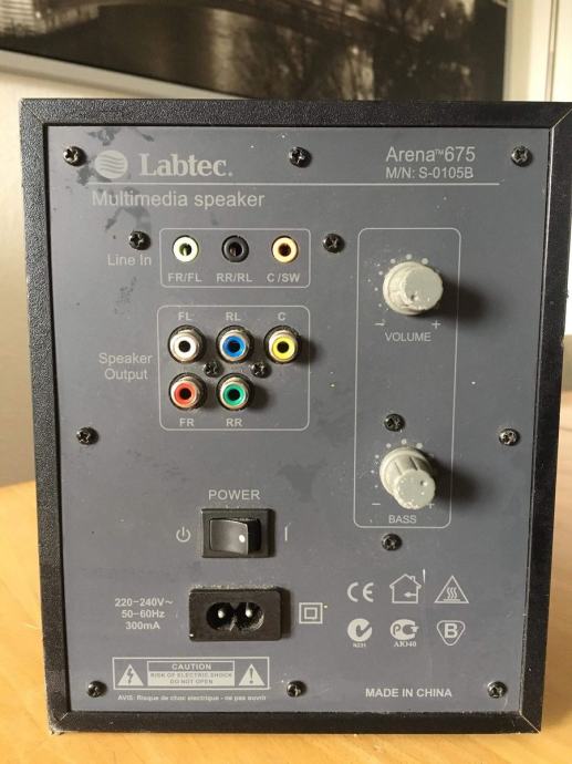 Labtec arena 5.1 sustav 1000W Surround