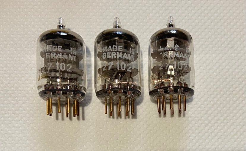 long life elektronka pentoda E180F EF80 Siemens - gold plated pin