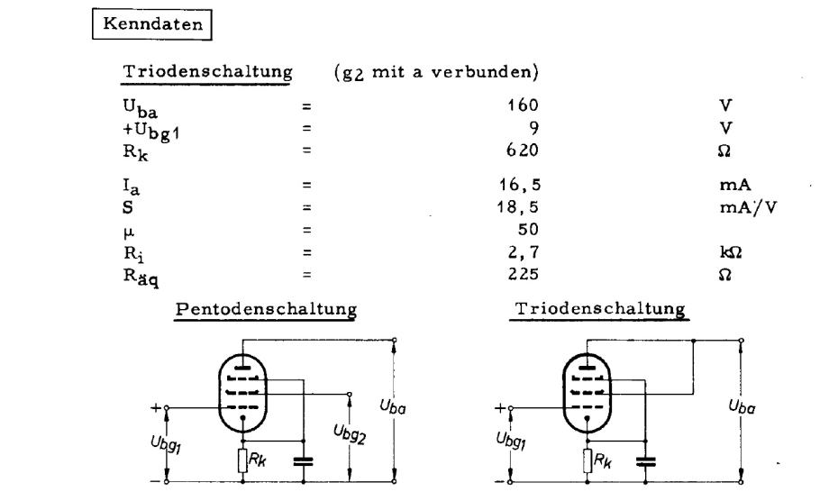 long life elektronka pentoda E180F EF80 Siemens - gold plated pin