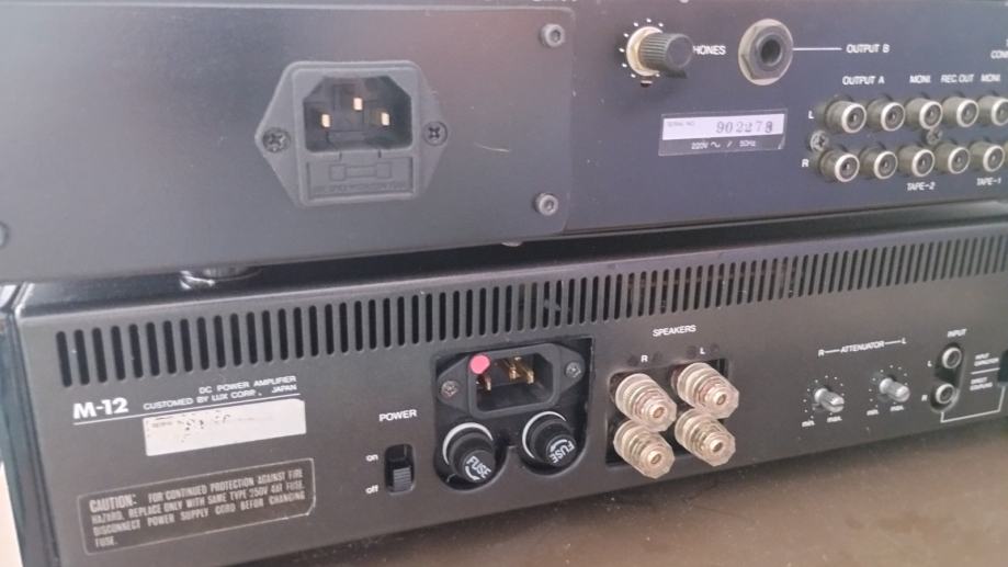 Luxman C12 / M12 set