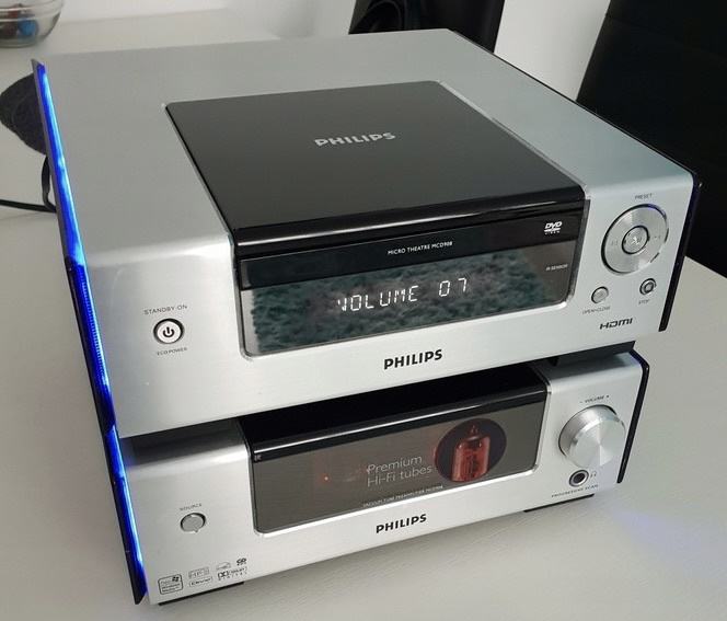 Philips MCD 908 DVD mini linija sa lampama+original daljinski