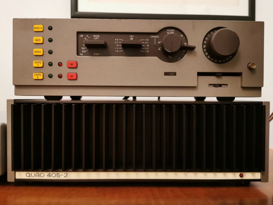 Power amp QUAD 405-2 i Pre amp QUAD 44