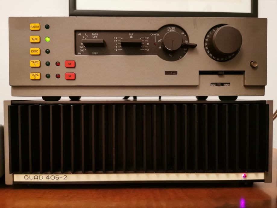 Power amp QUAD 405-2 i Pre amp QUAD 44