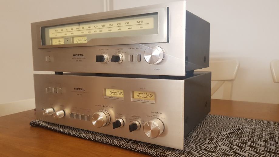 Rotel RA-713 plus RT-725 vintage komplet