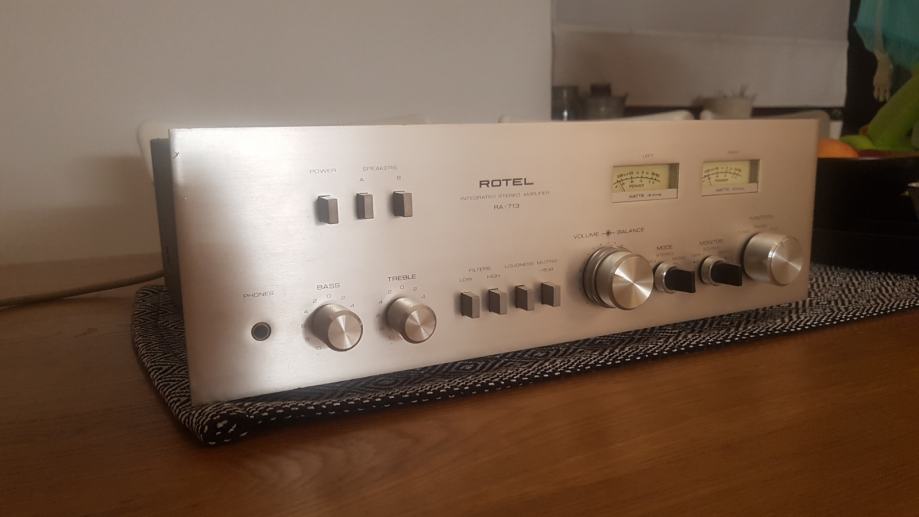 Rotel RA-713 plus RT-725 vintage komplet