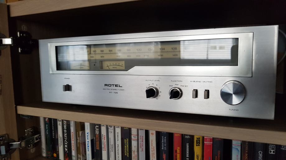 Rotel RA-713 plus RT-725 vintage komplet