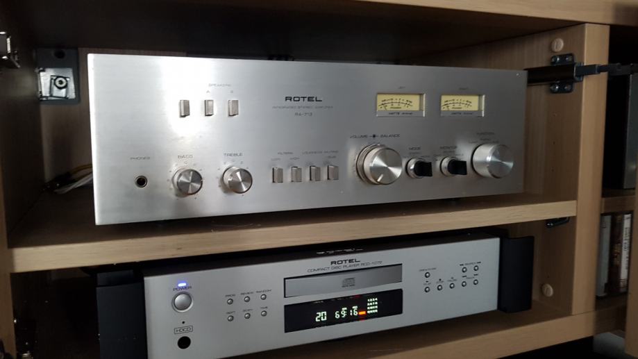 Rotel RA-713 plus RT-725 vintage komplet