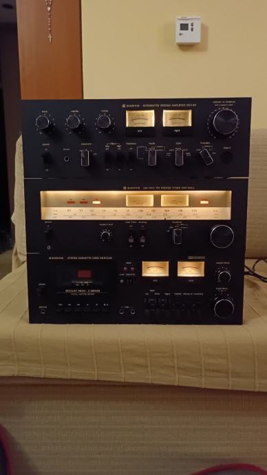 Sanyo DCA 611 pojačalo, tuner i kazetofon % sniženo