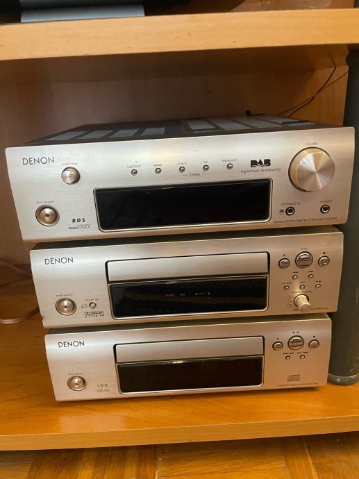 Denon midi reciever DRA-F102 + DCD-102 + DRR-102 SC-F102 + Daljinski