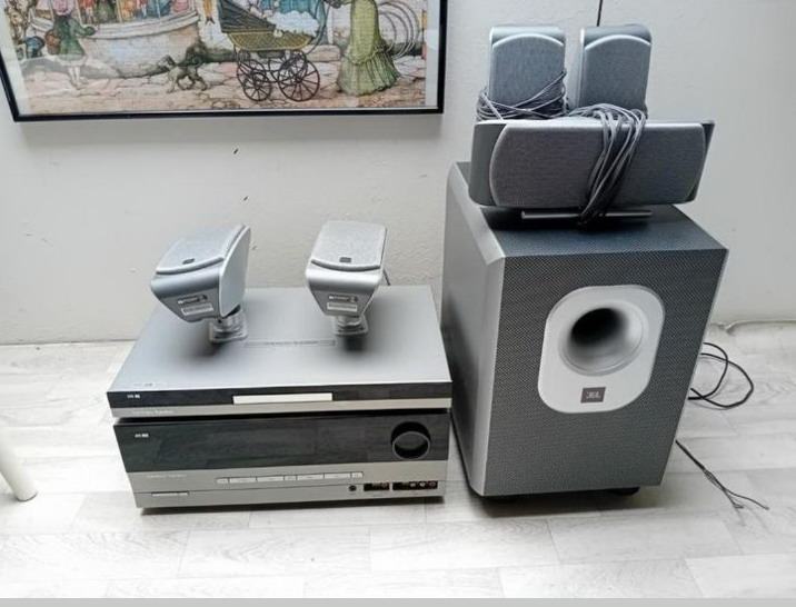 HARMAN KARDON + DVD PLAYER + JBL ZVUČNICI + JBL SUBWOOFER