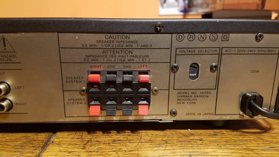 Harman kardon reciver hk395i