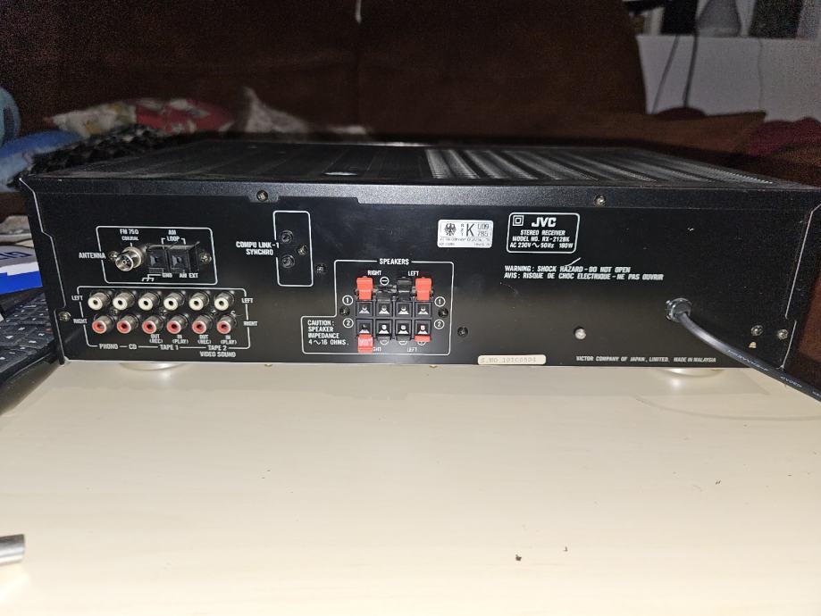 JVC RX 212 receiver