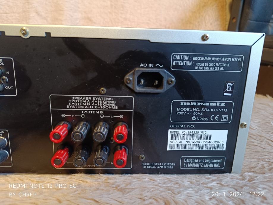 Marantz SR4320, originalni daljinski