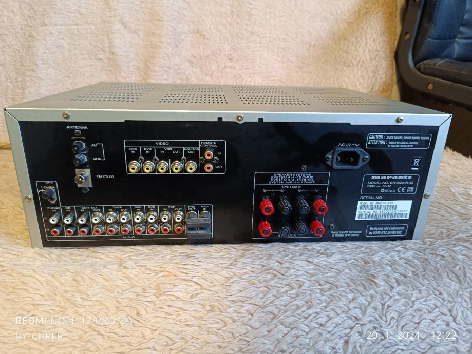Marantz SR4320, originalni daljinski