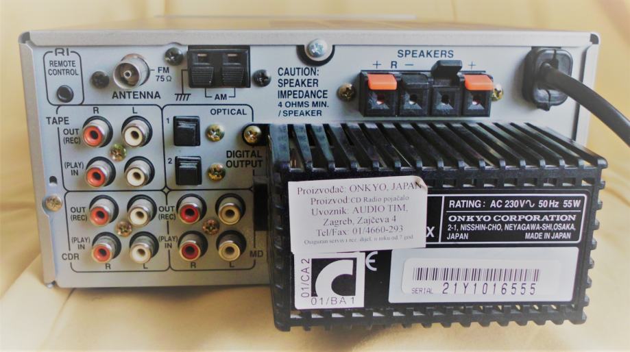 ONKYO CR-305X CD/AM-FM STEREO RECEIVER SYSTEM