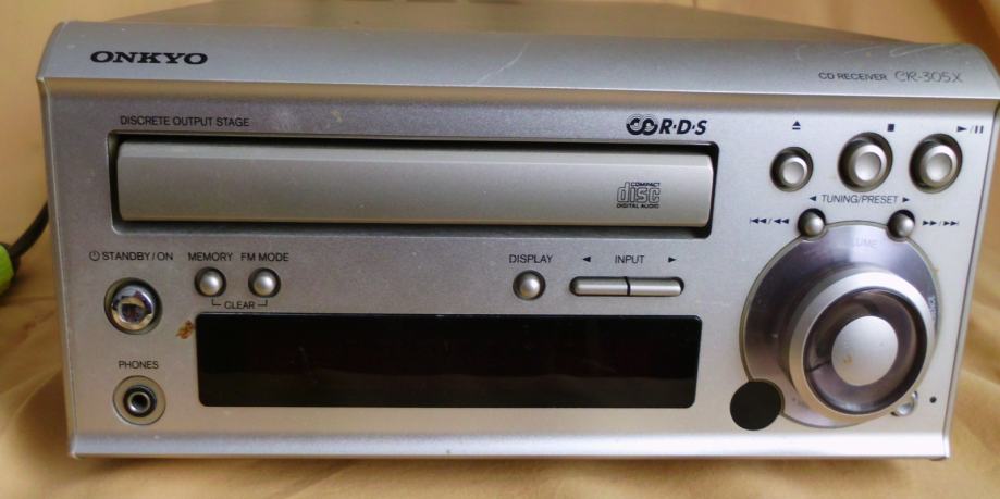 ONKYO CR-305X CD/AM-FM STEREO RECEIVER SYSTEM