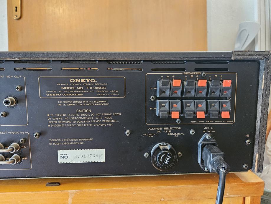 Onkyo tx 4500