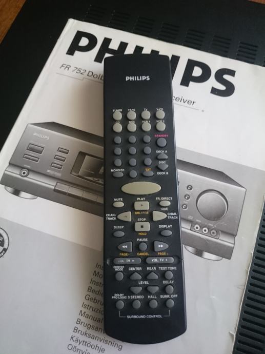 Philips Avreceiver Fr 752 5x100w