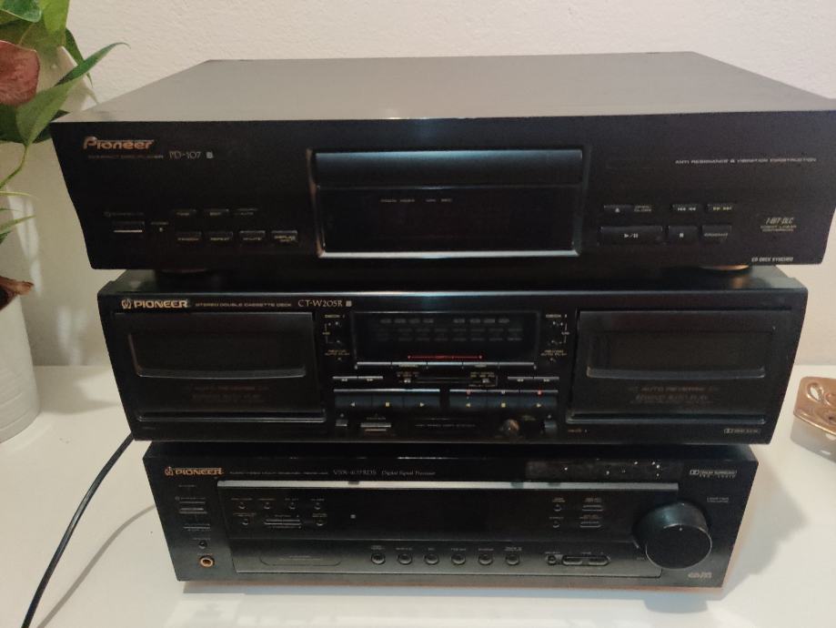 pioneer receiver, deck, cd