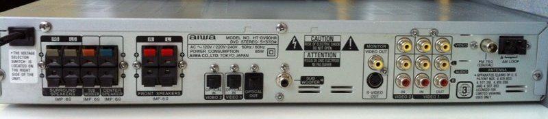 RECEIVER AIWA HT-DV90