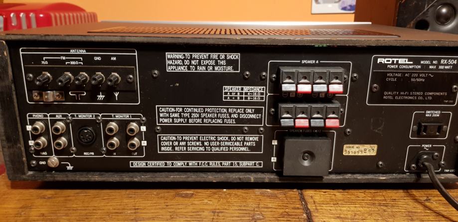Rotel reciver rx-504