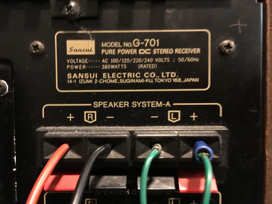 Sansui G-701 (G-7000) Vintage receiver