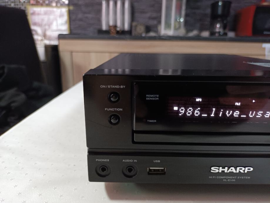 sharp conponent sistem xl-e100