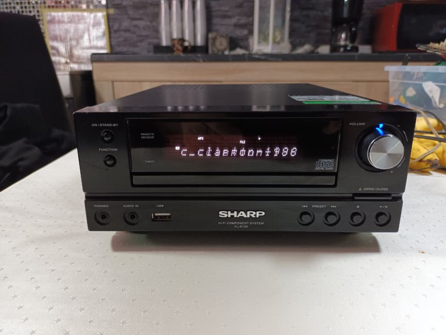 sharp conponent sistem xl-e100